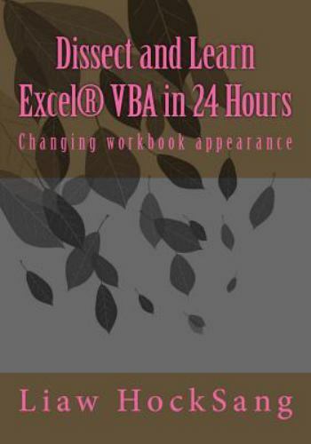 Dissect and Learn Excel(r) VBA in 24 Hours : Changing Workbook Appearance by Liaw HockSang (2017 ...