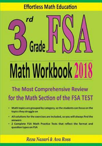 3rd Grade FSA Math Workbook 2018 : The Most Comprehensive Review for ...