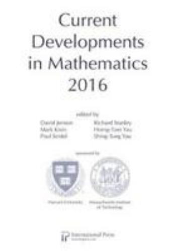 Current Developments in Mathematics Ser.: Current Developments in ...