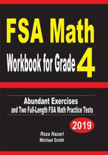 FSA Math Workbook for Grade 4 : Abundant Exercises and Two Full-Length ...