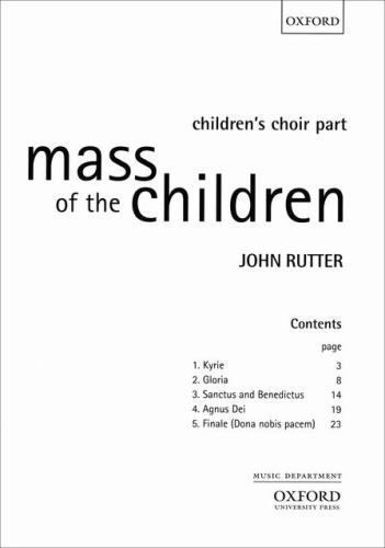 Mass of the Children by John Rutter (2004, Sheet Music) for sale online ...