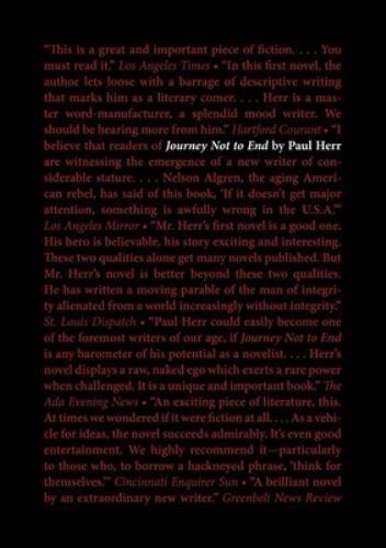 Journey Not to End by Paul Herr (2021, Trade Paperback) for sale online ...