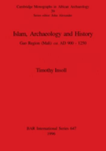 British Archaeological Reports International Ser.: Islam, Archaeology ...