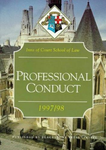 Professional Conduct, 1997-98 by Terence Donovan, Clive Coleman, John ...