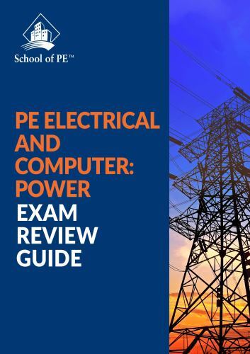 PE Electrical and Computer: Power Exam Review Guide by School of PE ...
