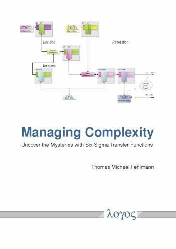 Managing Complexity : Uncover the Mysteries with Six Sigma Transfer Functions by Thomas Michael ...