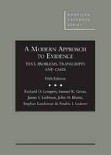 American Casebook Ser.: Modern Approach to Evidence : Text, Problems ...