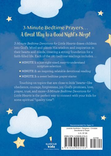 3-Minute Bedtime Devotions for Little Hearts by Rae Simons (2023, Trade ...