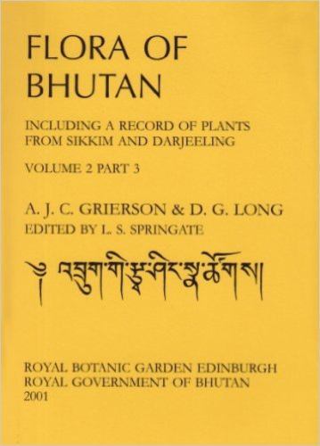 Flora of Bhutan : Volume 2, Part 3 by A. J. C. Grierson and D. G. Long ...
