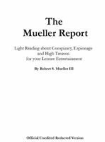 Mueller Report by Robert S. Mueller (2019, Hardcover) for sale online ...