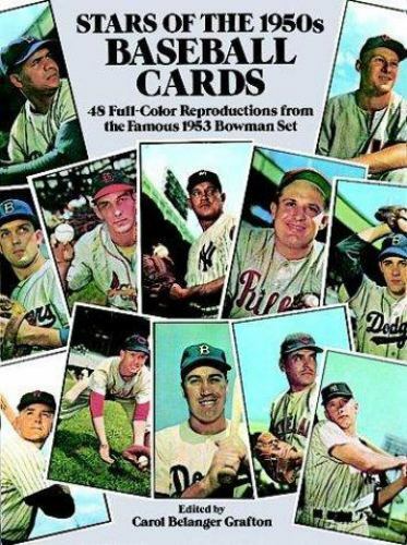 Stars of the 1950s Baseball Cards : 48 Full-Color Reproductions from ...