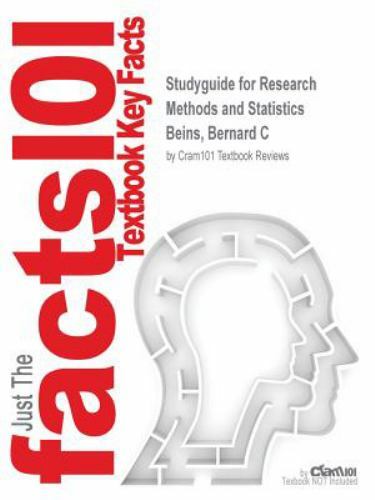 Studyguide for Research Methods and Statistics by Beins, Bernard C ...
