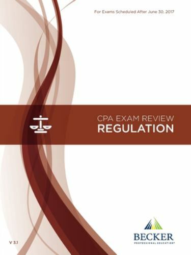 Becker Professional Education CPA Exam Review - Regulation V3. 1 ...