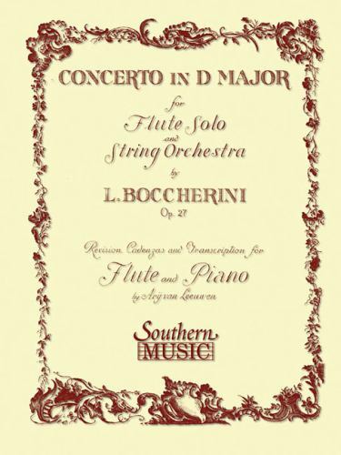 Concerto in d Major, Op. 27 : Flute by Luigi Boccherini (1958, Trade ...