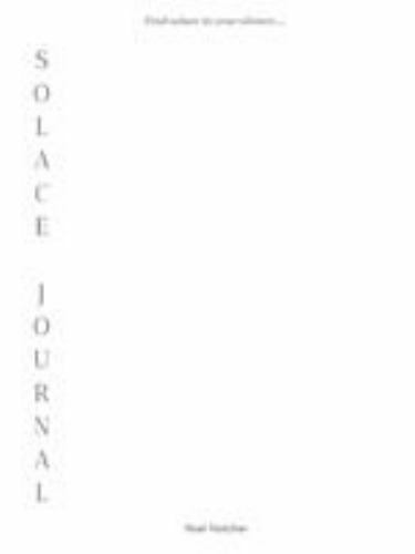 Solace Journal by Noel Hatcher (2020, Trade Paperback) for sale online ...