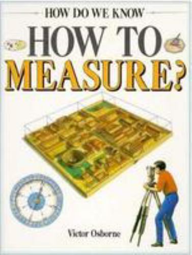 How to Measure by Victor Osborne (1995, Library Binding) for sale ...