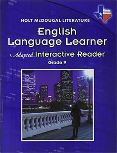 Holt Mcdougal Literature Texas : English Language Learner Adapted ...