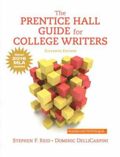Prentice Hall Guide for College Writers, MLA Update by Dominic ...