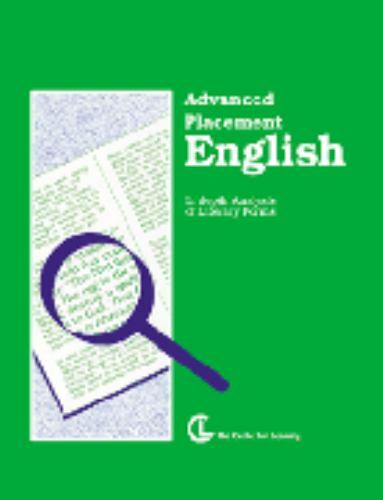Advanced Placement English 2 : In-Depth Analysis of Literary Forms by ...