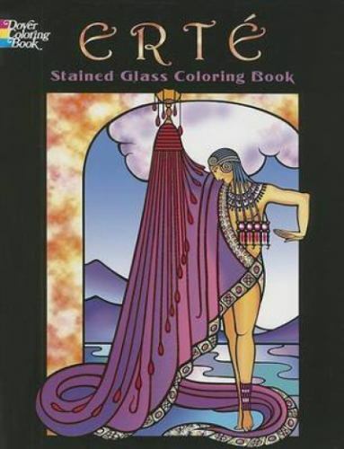 Erte Stained Glass Coloring Book by Marty Noble and Erte (2007 ...