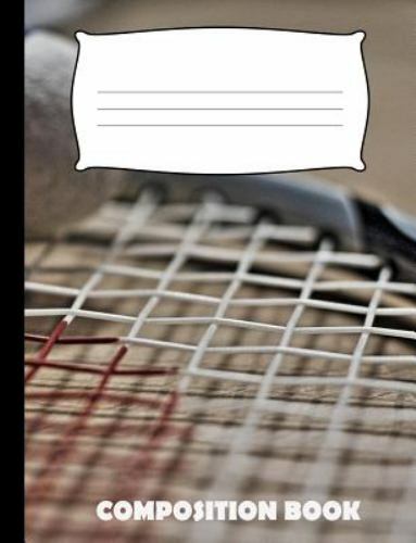 Composition Book : Badminton Composition Notebook Wide Ruled by ...
