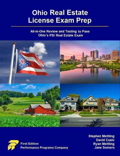 Ohio Real Estate License Exam Prep : All-In-One Review and Testing to ...