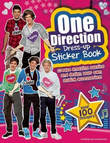 One Direction Dress-Up Sticker Book by Claire Sipi (2012, Sticker Book ...