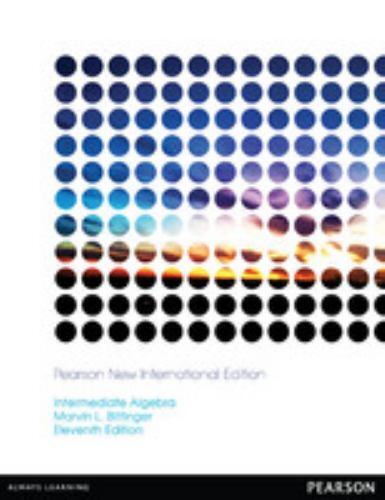 Bittinger Worktext Ser.: Intermediate Algebra: Pearson New ...