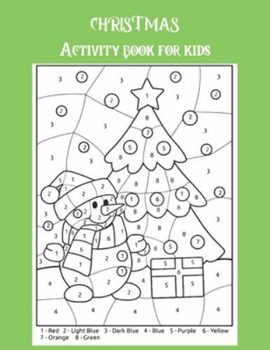 Christmas Activity Book for Kids : A Creative Holiday Coloring, Drawing ...