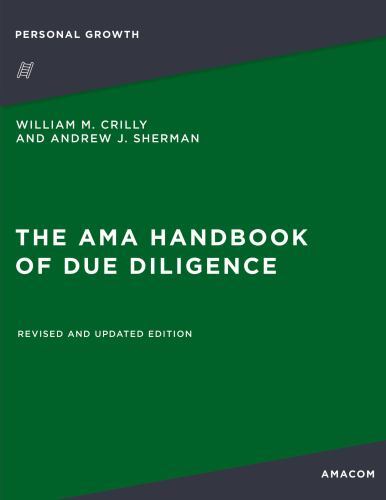 AMA Handbook of Due Diligence : Revised and Updated Edition by William ...