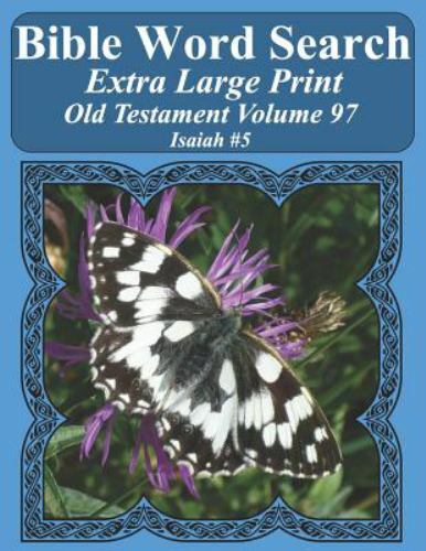 Bible Word Search Extra Large Print Old Testament Volume 97 : Isaiah #5 ...