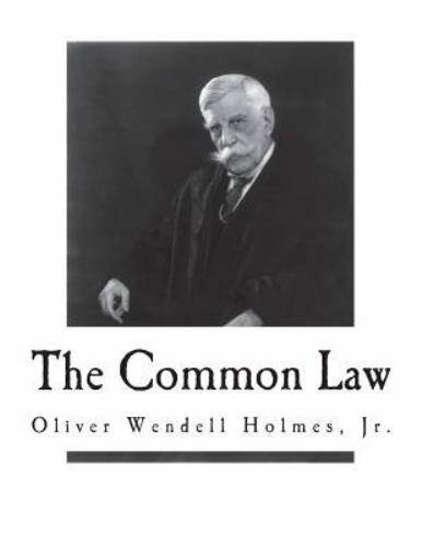 Common Law by Oliver Wendell Holmes Sr. (2018, Trade Paperback) for ...