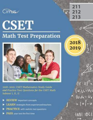 CSET Math Test Preparation 2018-2019 : CSET Mathematics Study Guide and ...