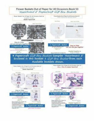 Flower Baskets Out of Paper for All Occasions Book 53 : 'Assortment 2 ...