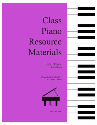 Class Piano Resource Materials Level Three, 6th Edition : Level Three ...