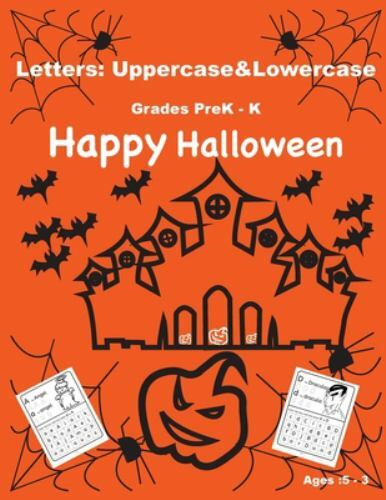 Letters:Uppercase&Lowercase. Happy Halloween Alphabet Book for Kids (3 ...