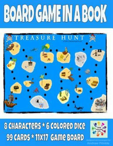 Board Game in a Book - Treasure Hunt by Andrew Frinkle (2015, Trade ...