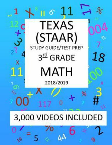 3rd Grade TEXAS STAAR, MATH: 2019 : 3rd Grade Texas Assessment Academic ...
