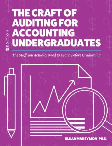 Craft of Auditing for Accounting Undergraduates : The Stuff You ...