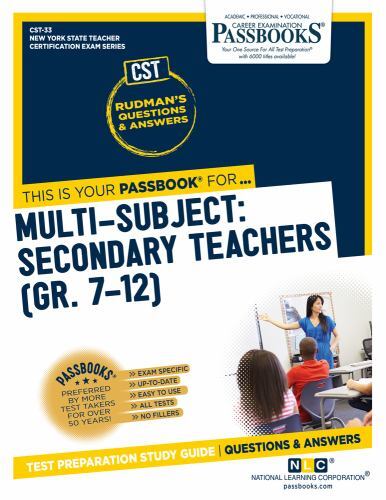 Multi-Subject: Secondary Teachers (Gr. 7-12) (CST-33) : Passbooks Study ...