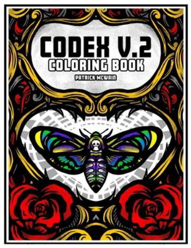 Codex - V2 : Coloring Book by Pat Mcwain by Patrick McWain (2021, Trade ...
