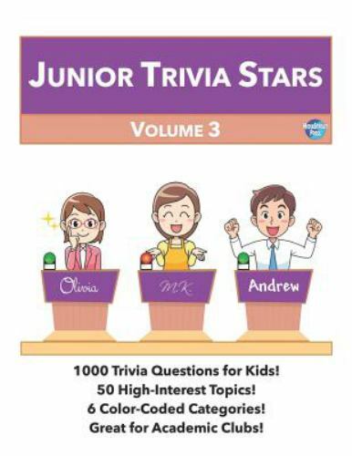 Junior Trivia Stars : Volume 3 by Andrew Frinkle (2018, Trade Paperback ...