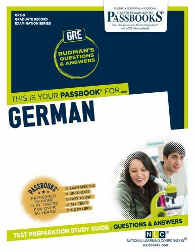 Graduate Record Examination Ser.: German (GRE-9) : Passbooks Study ...