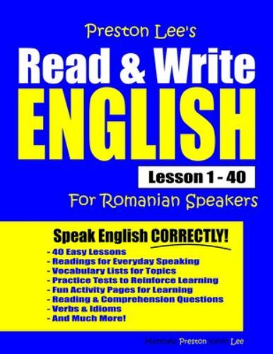 Preston Lee's Read and Write English Lesson 1 - 40 for Romanian ...