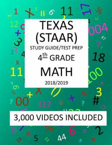 4th Grade TEXAS STAAR, MATH: 2019 : 4th Grade Texas Assessment Academic ...