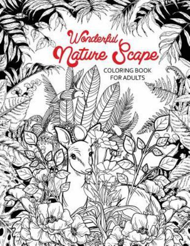 Wonderful Nature Scape Coloring Book : City, Beach, Island and More ...