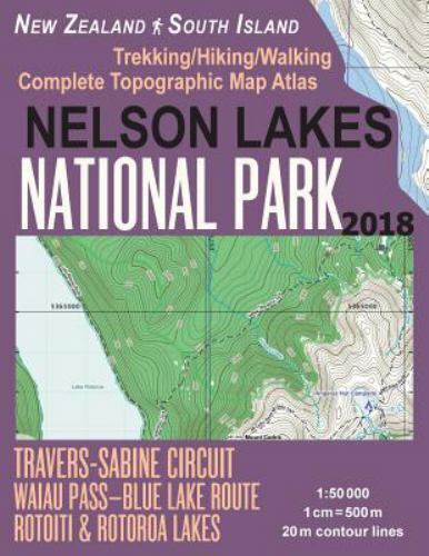 Nelson Lakes National Park Trekking/Hiking/Walking Complete Topographic ...