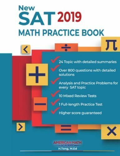 New SAT 2019 Math Practice Book by American Math Academy (2019, Trade ...
