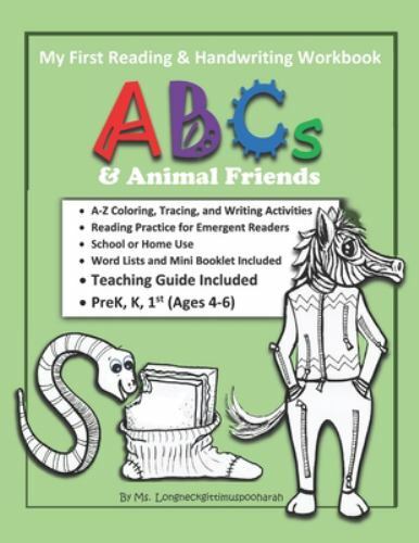 My First Reading & Handwriting Workbook : ABCs & Animal Friends by Ms ...