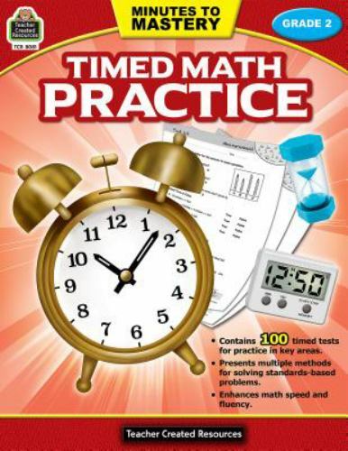 Minutes to Mastery - Timed Math Practice Grade 2 by Teacher Created ...